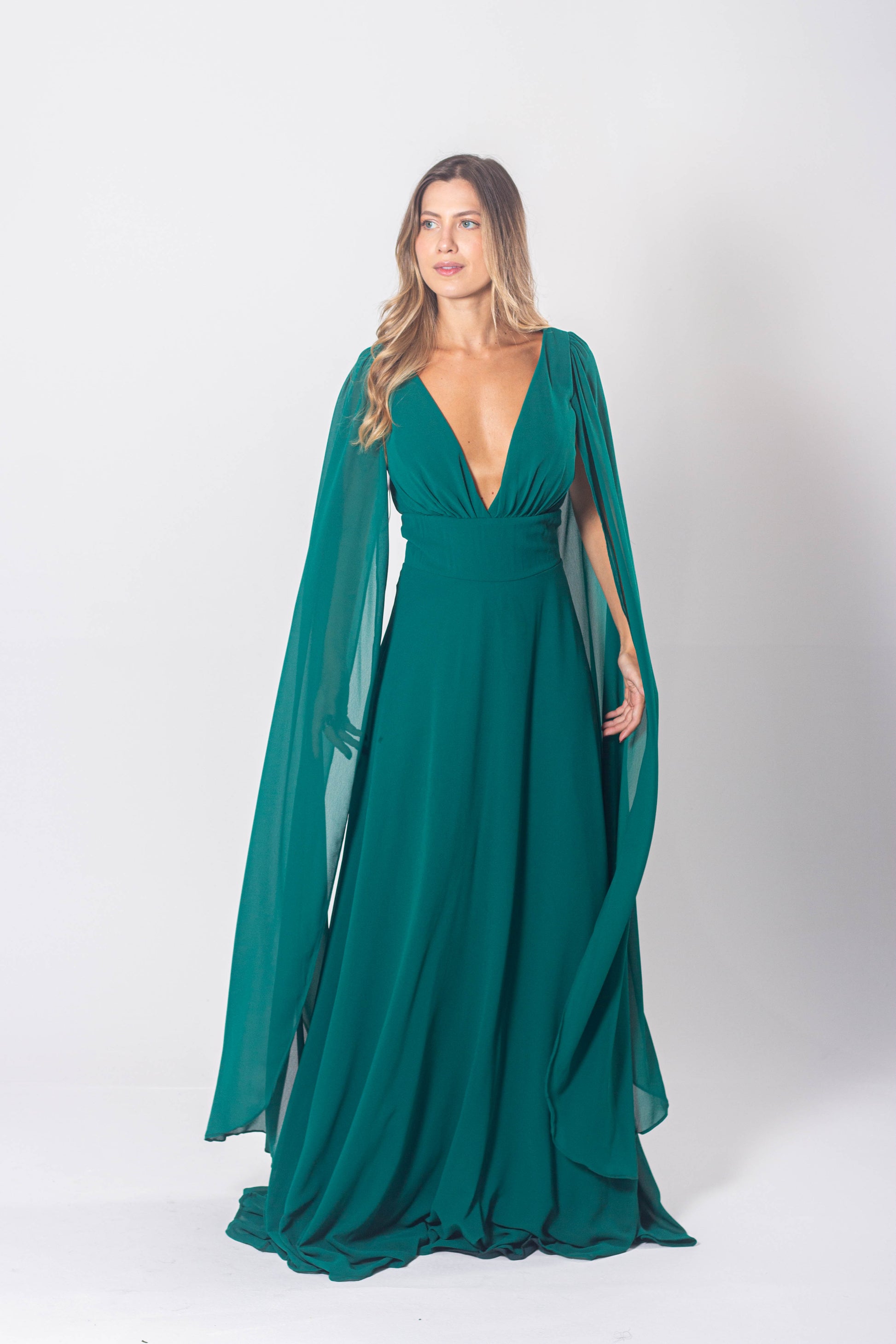 VESTIDO ZAMORA - Azul Petróleo – BALANCÊ BRASIL