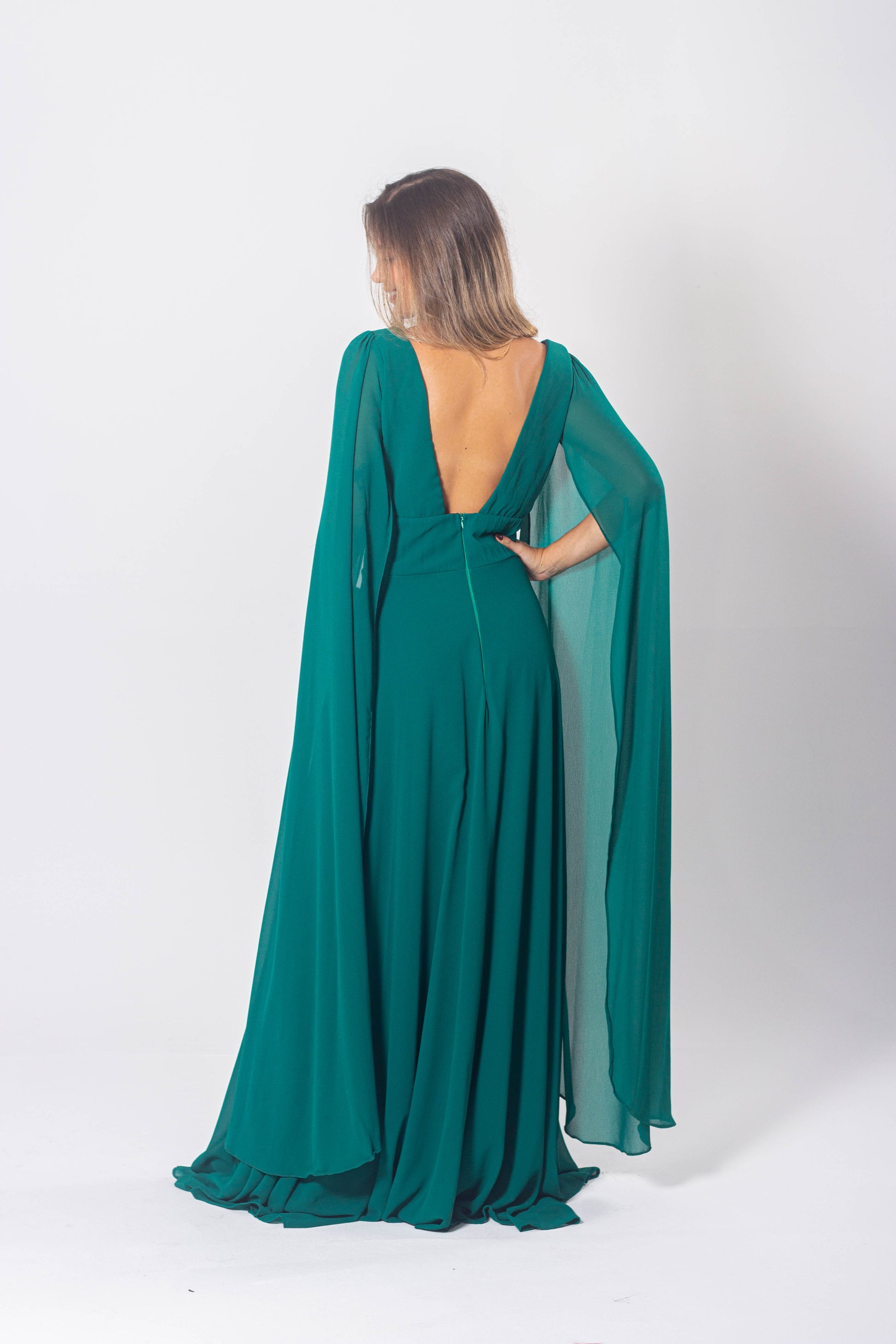 VESTIDO ZAMORA - Azul Petróleo – BALANCÊ BRASIL